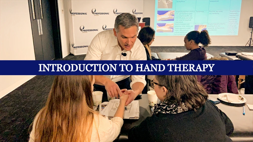 Introduction to Hand Therapy | ProfessionalSeminars