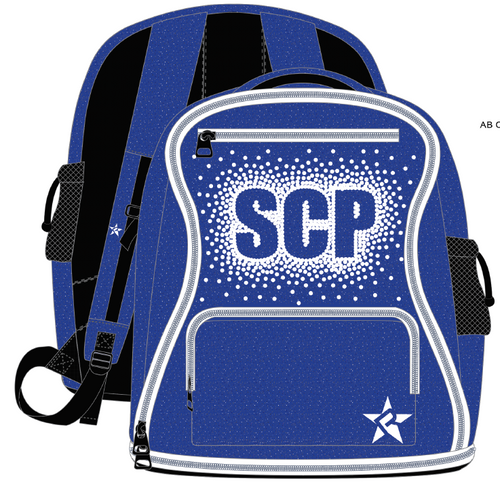 Blue SCP bling backpack | Stanton Athletics