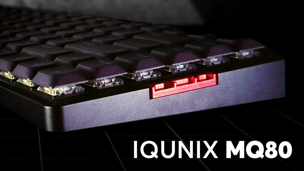 IQUNIX MQ80 Low-Profile Keyboard Sound Test, Review & Specs | Click and ...