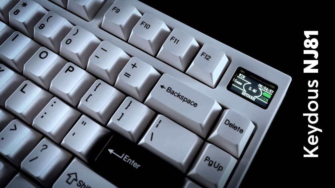 Keydous NJ81 Mechanical Keyboard Sound Test, Review & Specs | Click and ...