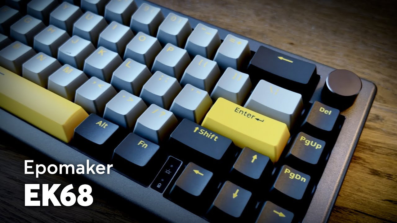 Epomaker EK68 Mechanical Keyboard Sound Test, Review & Specs | Click ...