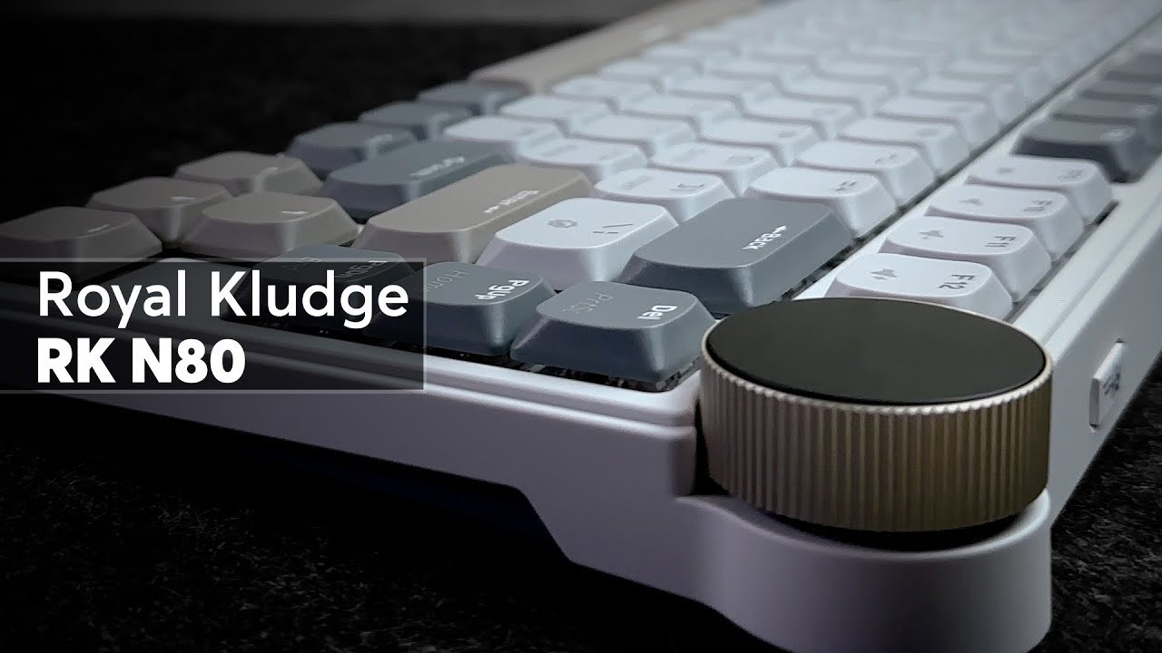 Royal Kludge RK N80 Low-Profile Keyboard Sound Test, Review & Specs ...