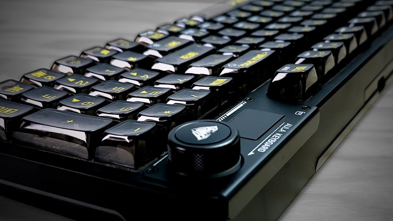 AULA F98 Pro Mechanical Keyboard Sound Test, Review & Specs | Click and ...