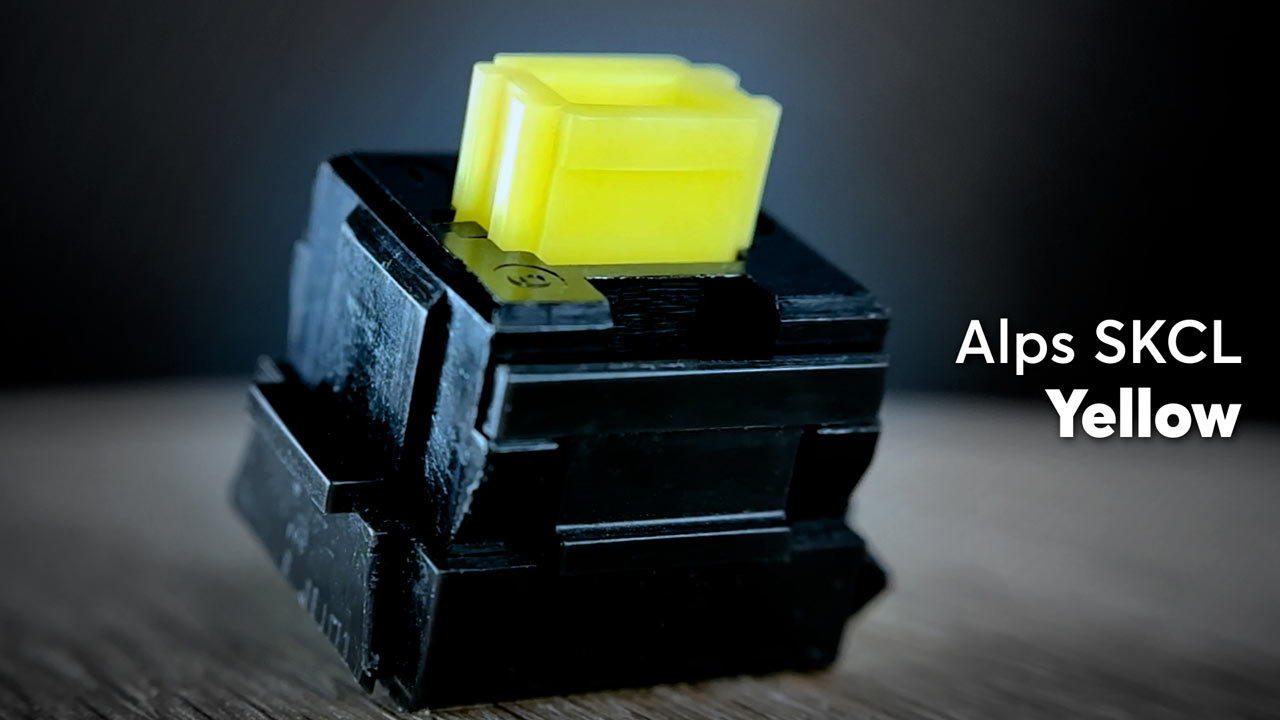 Alps SKCL Yellow Switch Sound Test, Review & Specs | Click and Thock