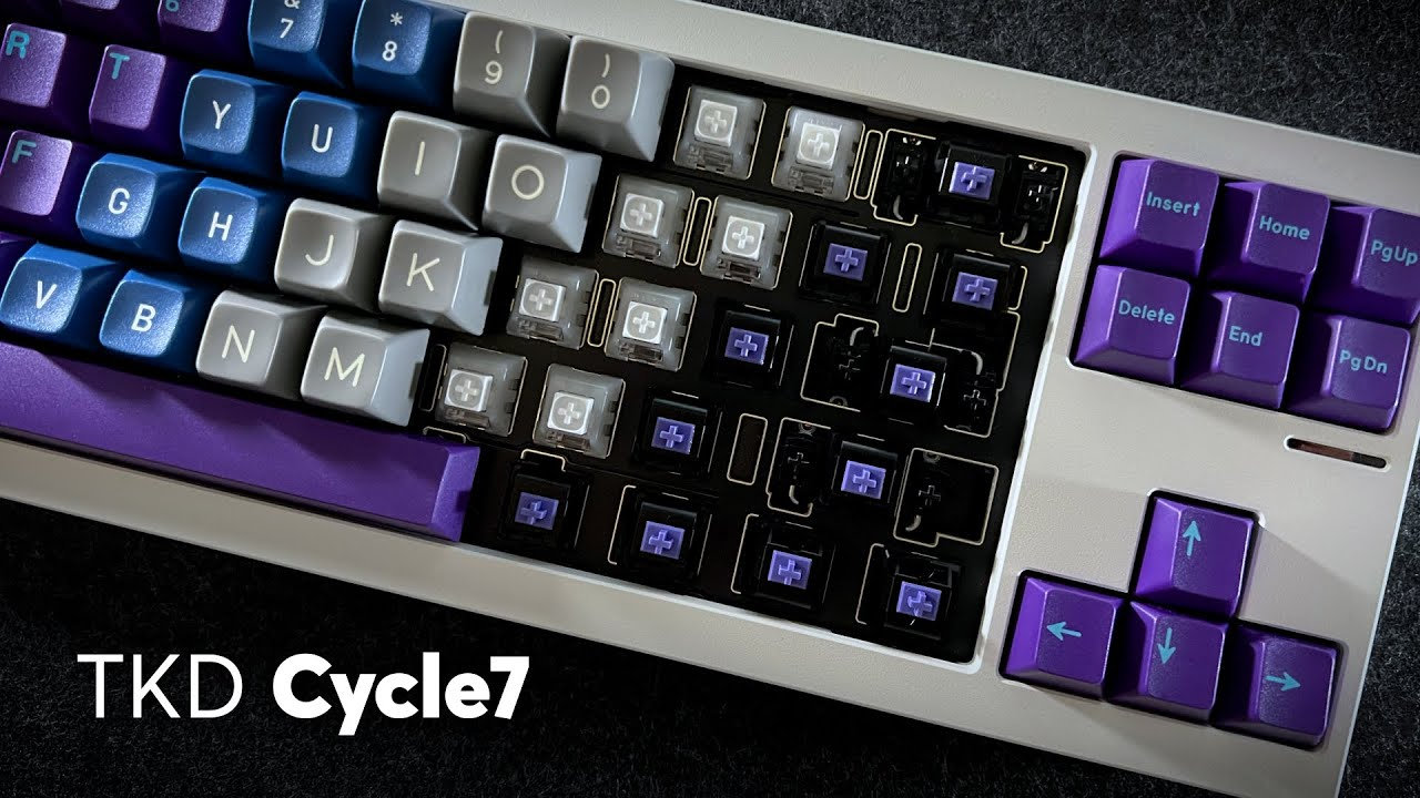 TKD Cycle7 Mechanical Keyboard Sound Test, Review & Specs | Click and Thock