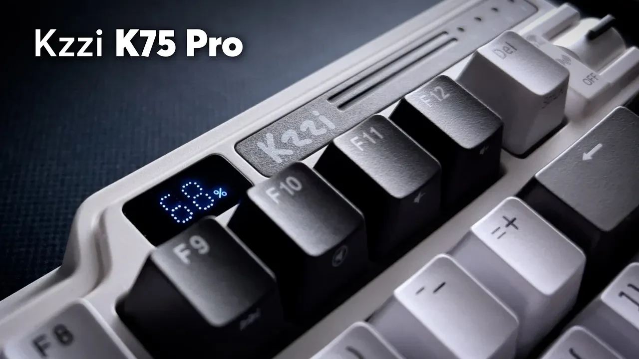 Kzzi K75 Pro Mechanical Keyboard Sound Test, Review & Specs | Click and ...