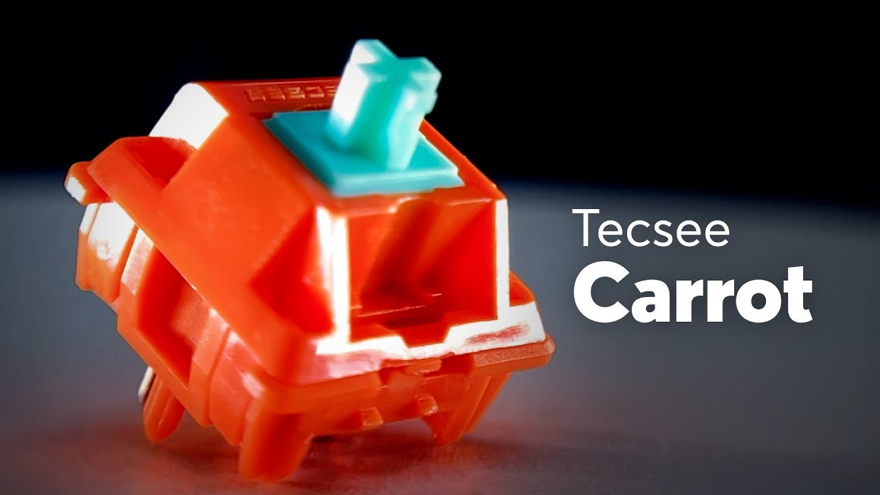 Tecsee Carrot Linear Switch Sound Test, Review & Specs | Click and Thock