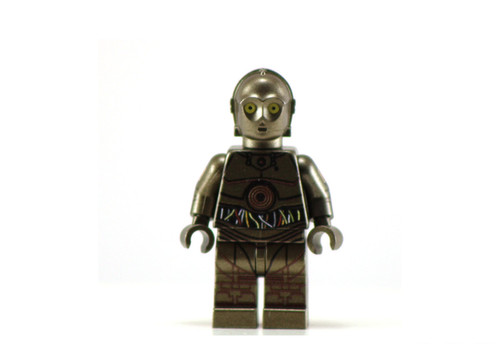 METALLIC COPPER PRO-T DROID Custom Printed Building Brick Figure ...