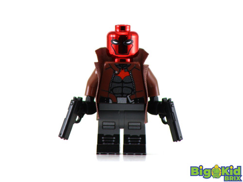 CRIMSON HOOD CHROME Custom Printed Lego Minifigure! DC | bigkidbrix