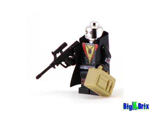 DESTRO GI Joe Custom Printed on Lego Minifigure! GI JOE | bigkidbrix