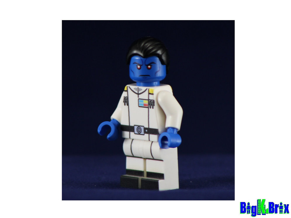 ADMIRAL THRAWN Custom Printed on Lego Minifigure! Star Wars | bigkidbrix