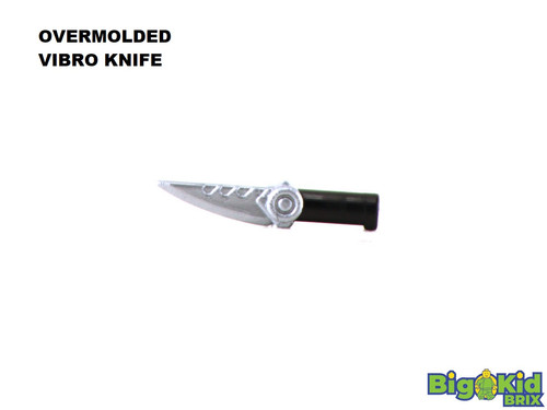 OVERMOLDED VIBRO KNIFE Custom for Lego Minifigure | bigkidbrix