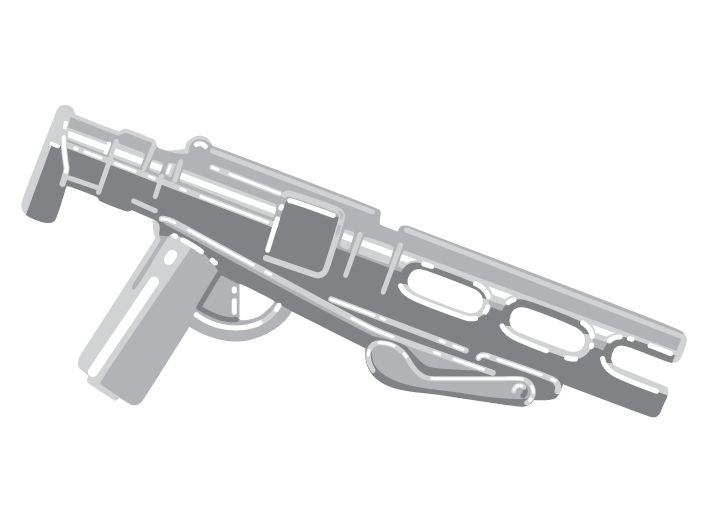 E11D Custom Death Trooper Blaster for Lego Star Wars Minifigure ...