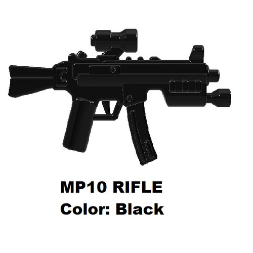 MP10 RIFLE Custom Minifig Weapon! | bigkidbrix