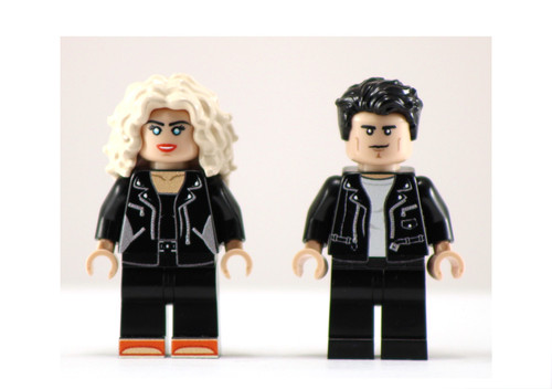 DANNY & SANDY Custom Printed Building Brick Figure! | bigkidbrix