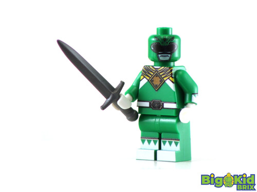 GREEN RANGER Custom Printed onLego Minifigure! | bigkidbrix