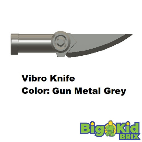 VIBRO KNIFE Custom Weapon Accessory for Lego Minifigure! | bigkidbrix