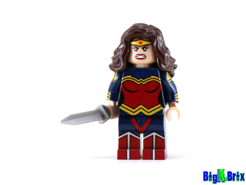 WONDEROUS WOMAN Custom Printed Lego Minifigure! | bigkidbrix