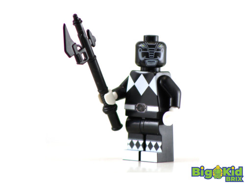 BLACK RANGER Custom Printed on Lego Minifigure! TV/Movie edition ...