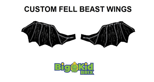 FELL BEAST WINGS (PAIR) for Custom Fell Beast Lego Set | bigkidbrix