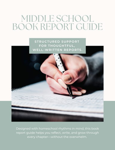 Editable Book Report Guide for Middle Schoolers | Lyndsay Terry