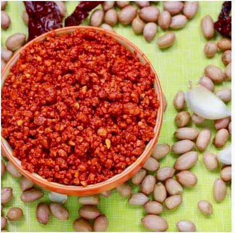 Peanut Chutney Pudi (with Garlic) | Back2Basik
