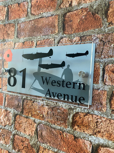 'Spitfires' house sign | House Signs Direct
