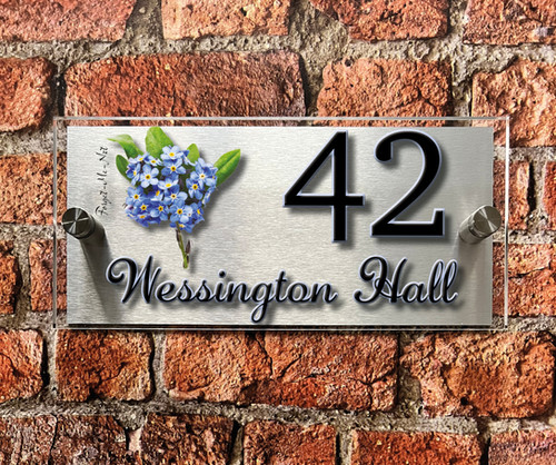 Forget-Me-Not house sign | House Signs Direct