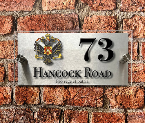 1st The Queen's Dragoon Guards house sign | House Signs Direct