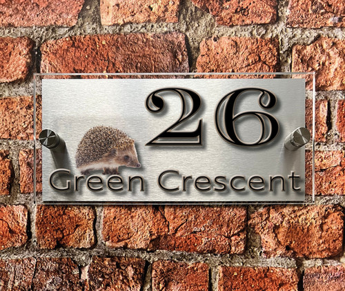 'Hedgehog' house sign | House Signs Direct