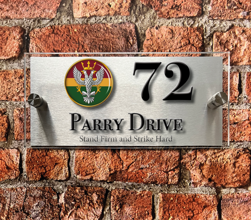 Mercian Regiment house sign | House Signs Direct