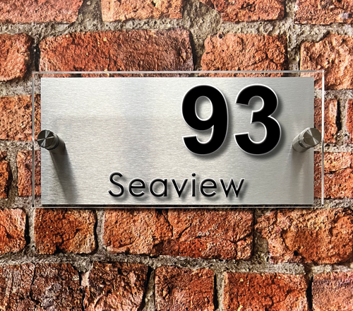 Personalised House Sign with your own uploaded image | House Signs Direct