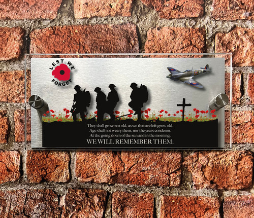 Lest We Forget wall plaque | House Signs Direct