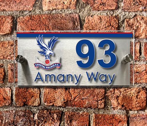 Crystal Palace house sign | House Signs Direct