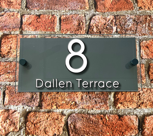All Anthracite Grey house sign | House Signs Direct