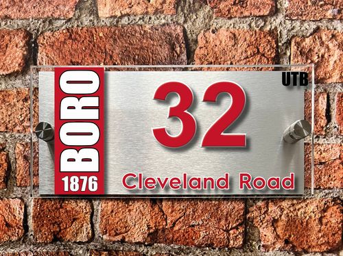 Middlesbrough house sign | House Signs Direct