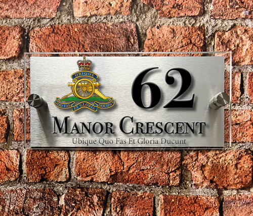Royal Artillery house sign | House Signs Direct