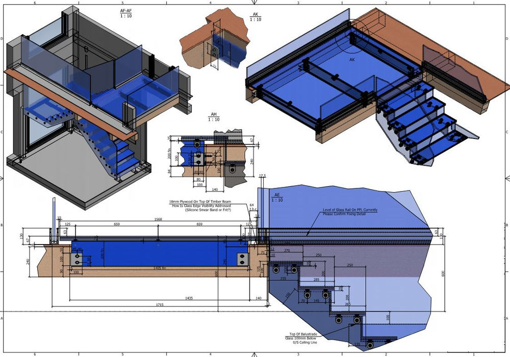 Glass Staircase Design Development