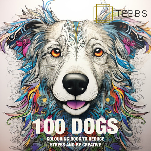 100 Dogs: Colouring Book | Tebbs