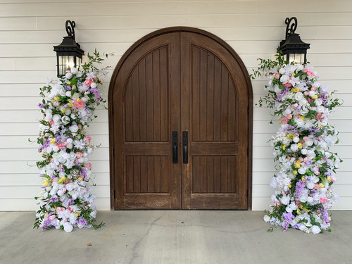 Silk Floral Half Crescents | aperfectbloom