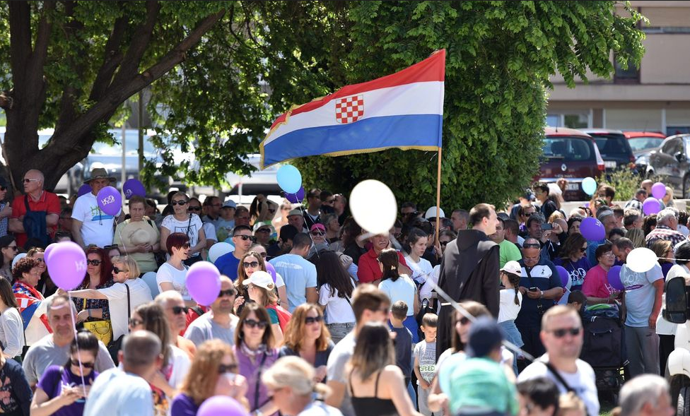 CROATIA - Protests against the "March for Life"