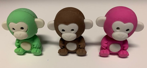 Animal Erasers- Monkeys, Seals | BestLife GiftsOld