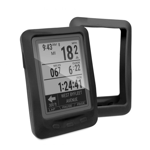 Silicone Gel Skin Case Screen Cover Protection for Wahoo Elemnt - Black ...