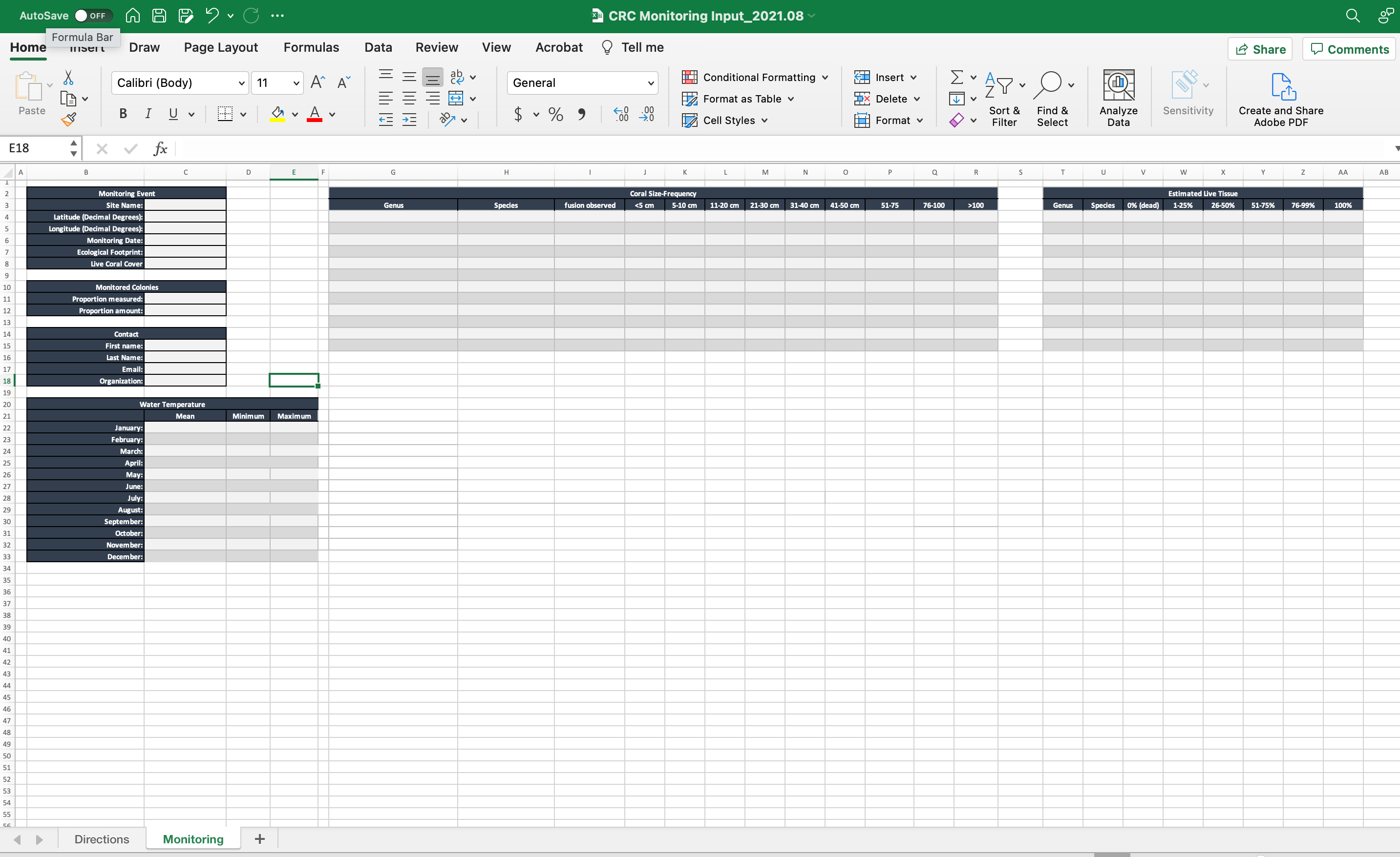 CRC Monitoring Input - 08.2021 | CRC