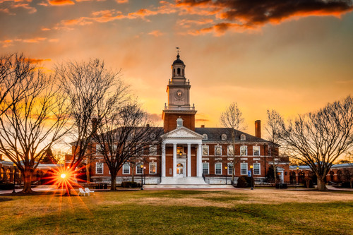 Sunburst at Gilman Hall | Spiral View Photo