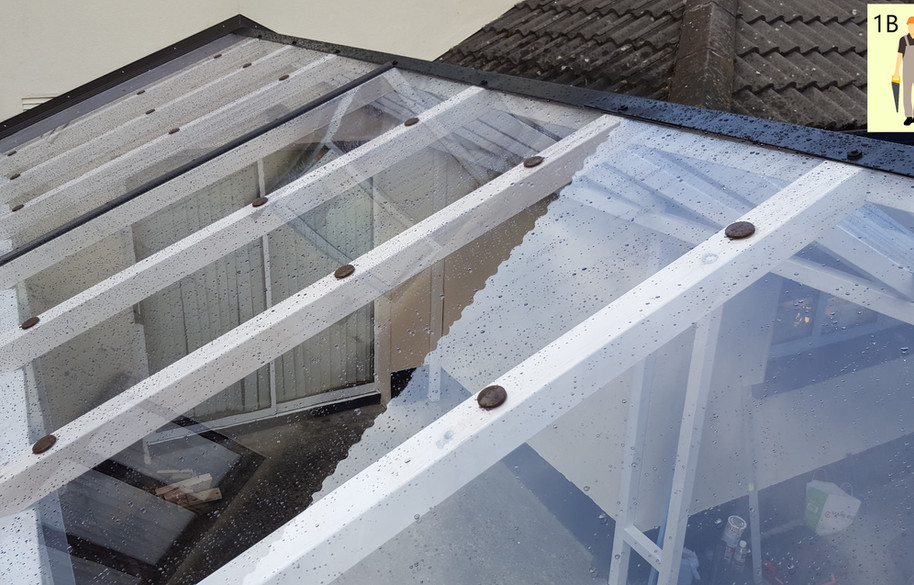 Side passageway Cover, Side walkway Roof, Side Entrance passageway with ...