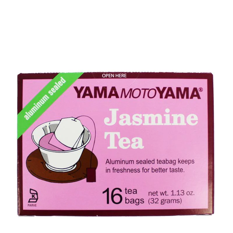 Yamamotoyama Jasmine Tea, 16 Teabags, 1.13 oz | BencoMed