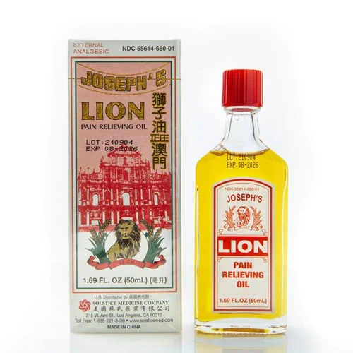 JOSEPH’S Lion Pain Relieving Oil | BencoMed