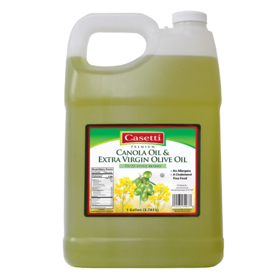 Casetti 75/25 Style Canola Oil & Extra Virgin Olive Oil Blend 1 Gallon ...