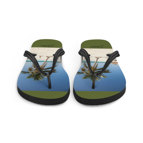 "Palm Tree View" Flip Flops | JEYMPIRE